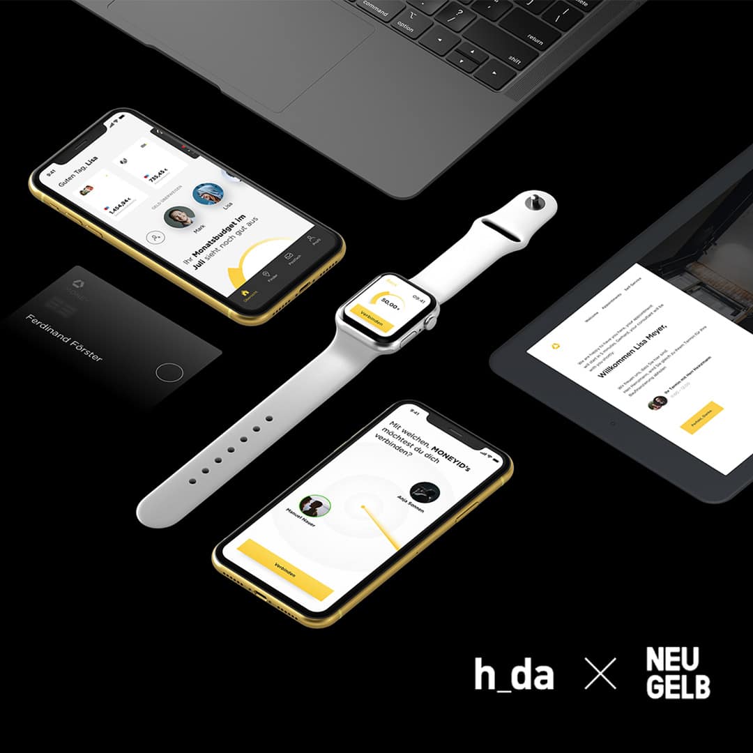 MONEY ID – seamless banking – Neu Gelb/Commerzbank – Jepdesign